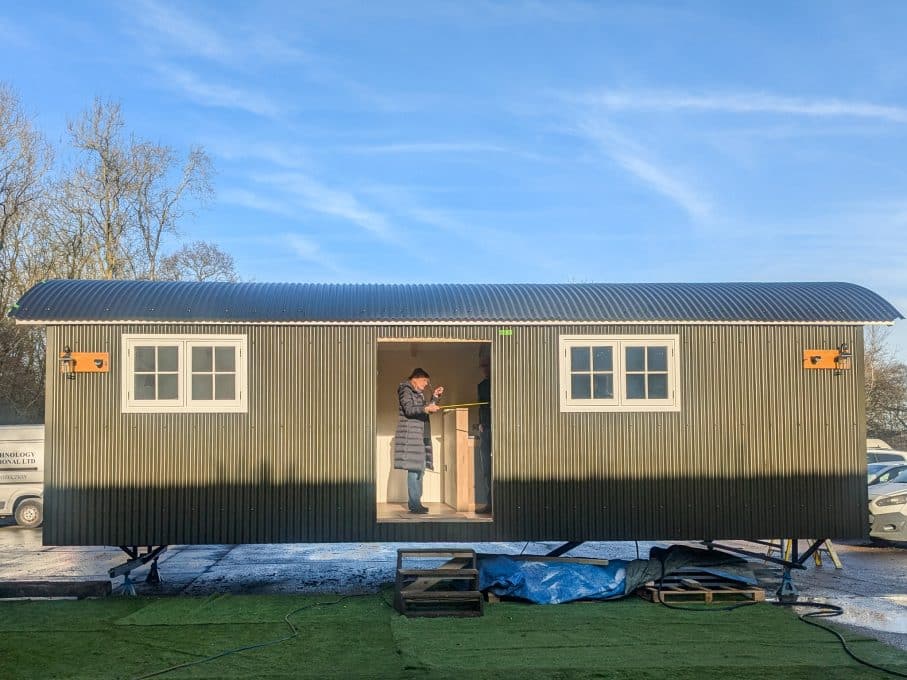 Shepherd huts at The Victoria: Progress so far - Holkham